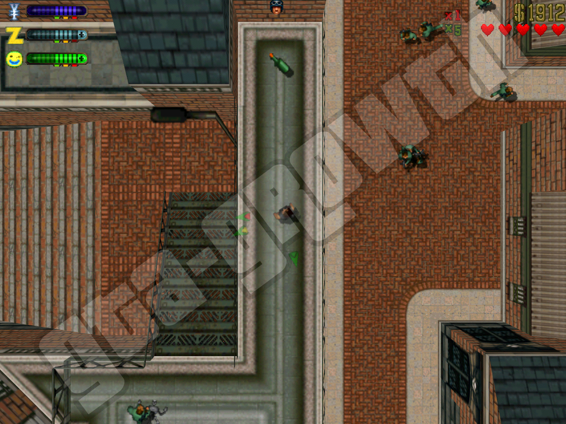 GTA-Growth > GTA 2 > Mapas > Armas e ítems > Distrito Central