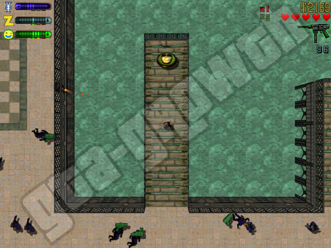 GTA-Growth > GTA 2 > Mapas > Armas e ítems > Distrito Central