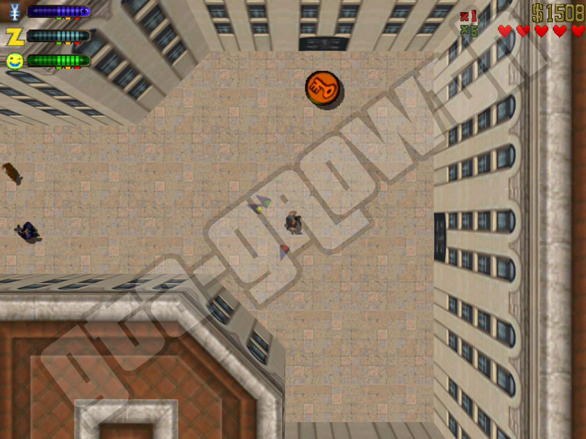 GTA-Growth > GTA 2 > Mapas > Armas e ítems > Distrito Central