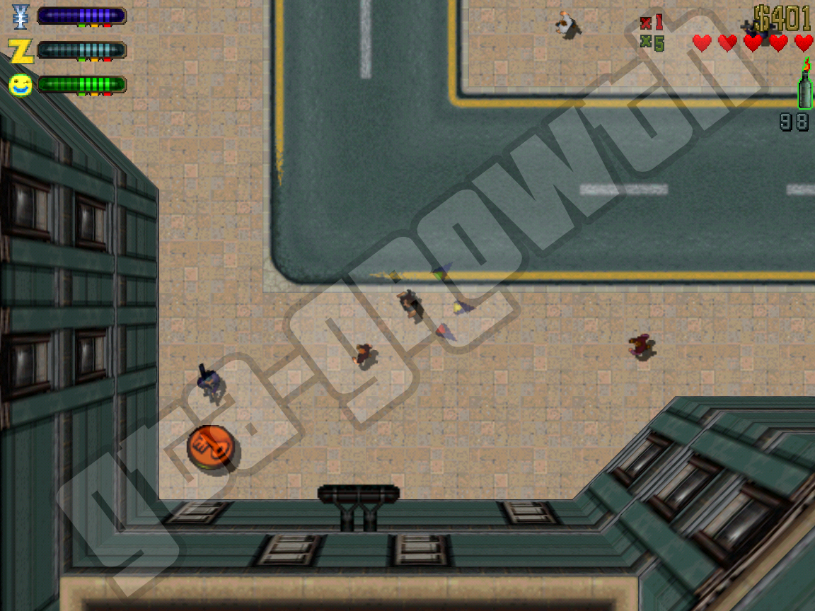 GTA-Growth > GTA 2 > Mapas > Armas e ítems > Distrito Central