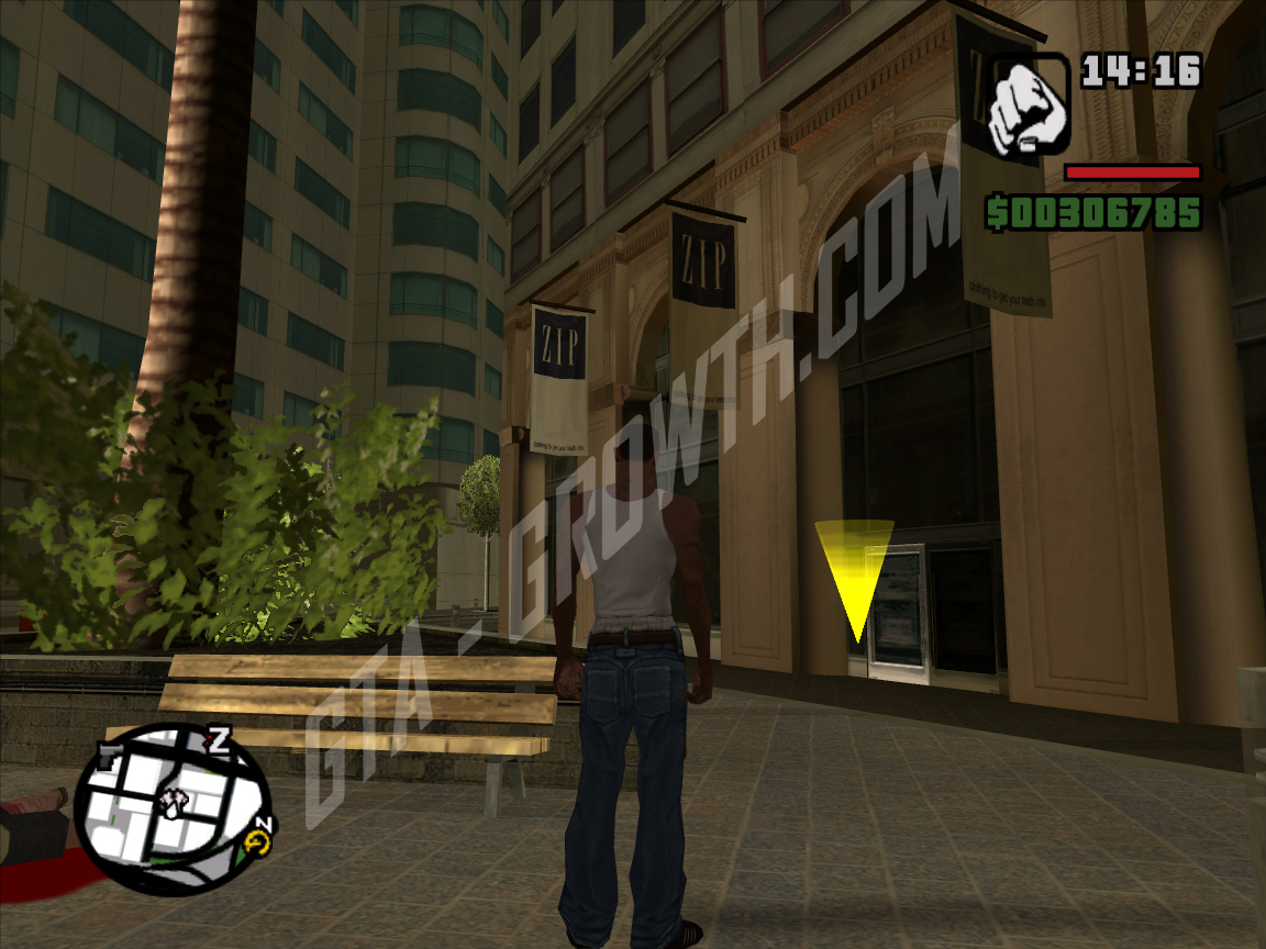 GTA-Growth > GTA San Andreas > Mapas > Ropa